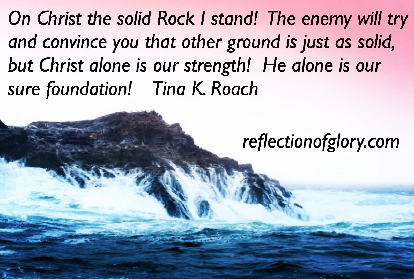 Stand on Solid Rock! | Reflection of Glory!